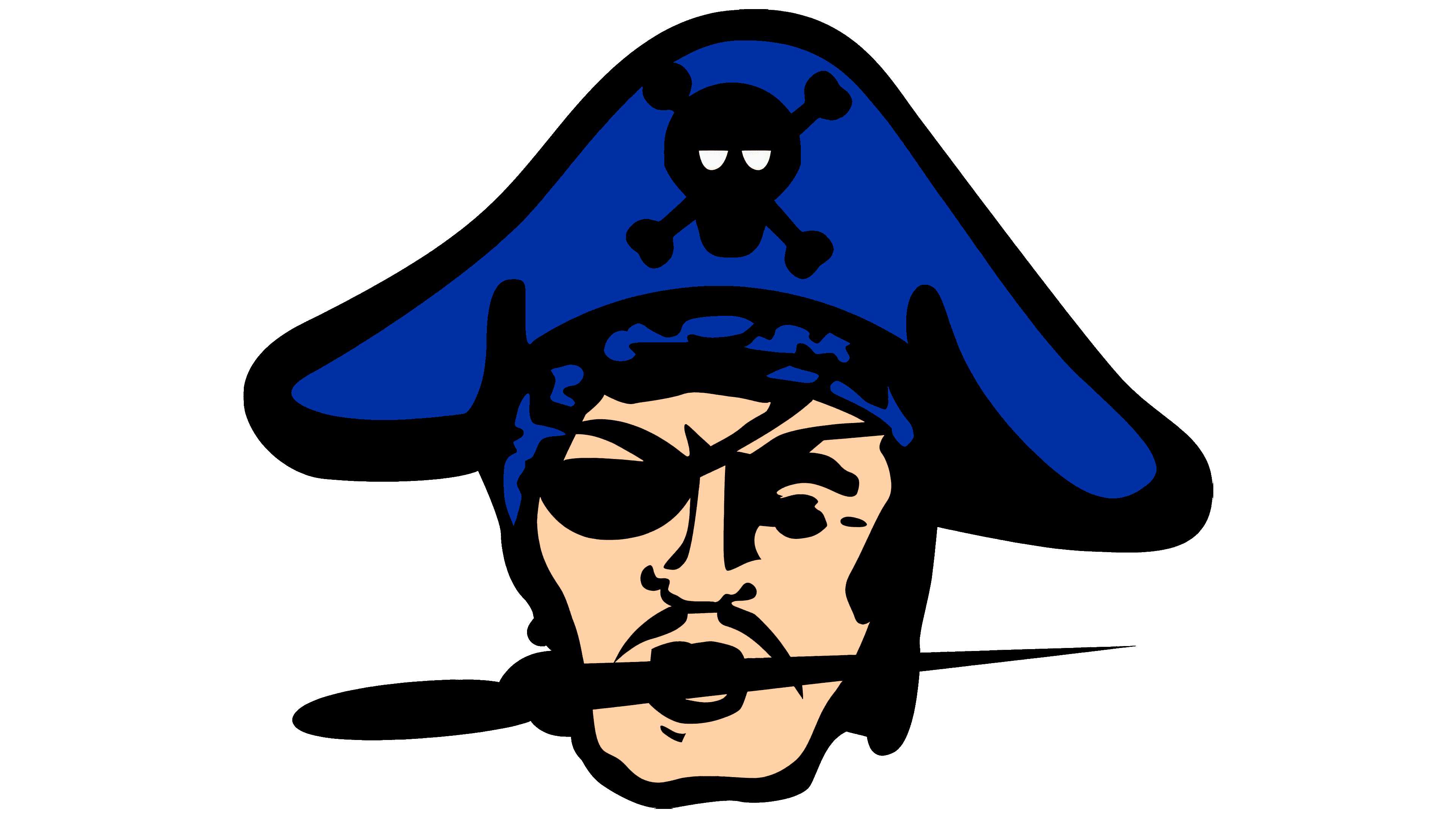 Hampton Pirates Logo, symbol, meaning, history, PNG, brand