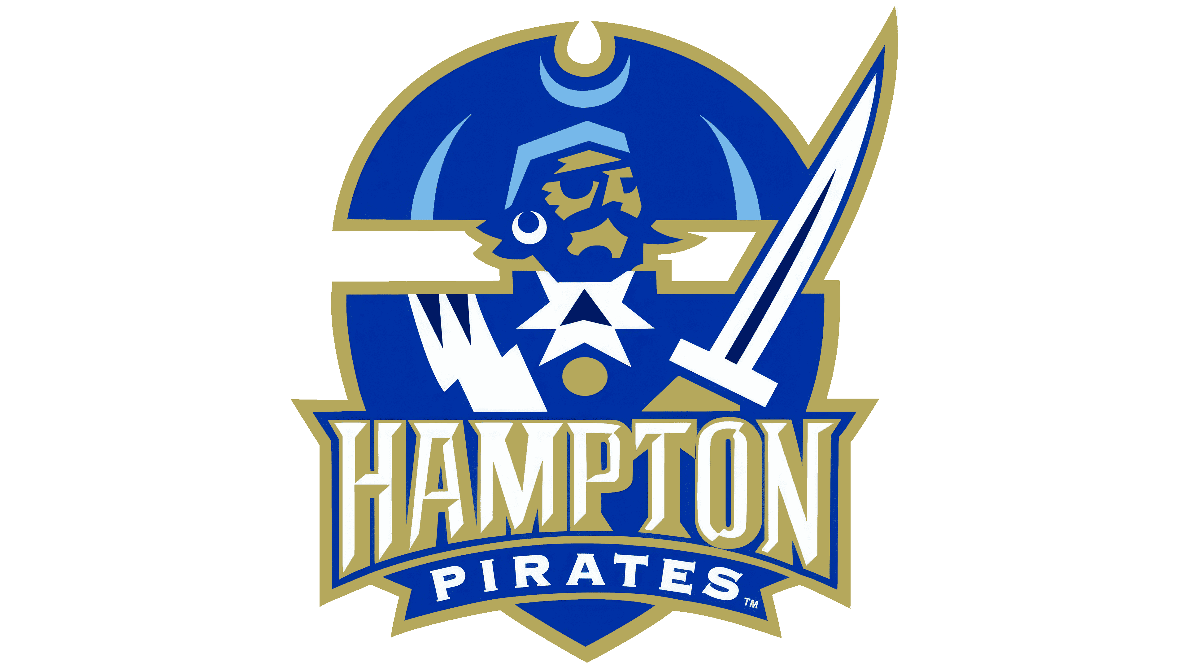 Hampton Pirates Logo, symbol, meaning, history, PNG, brand