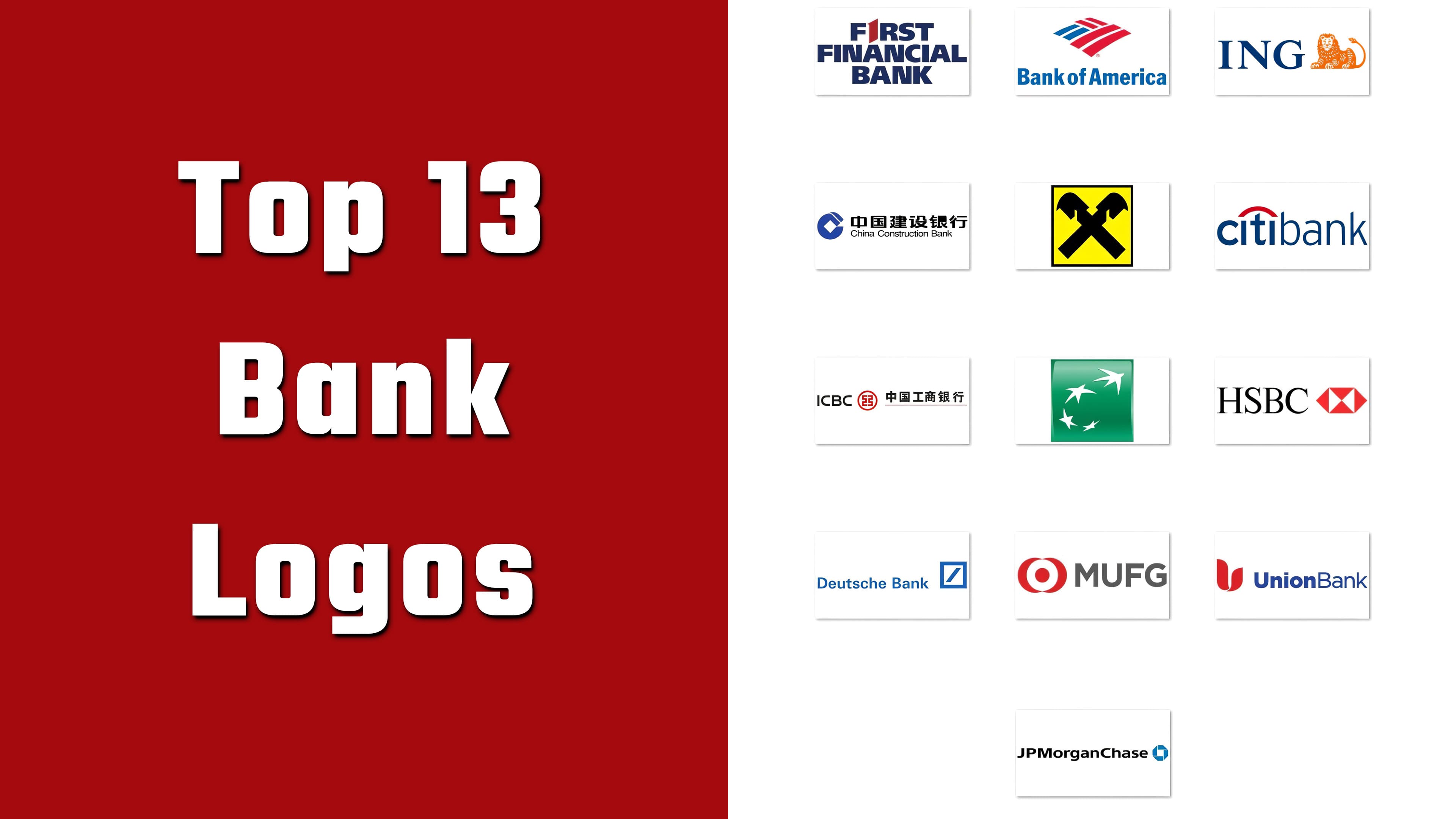 Top 13 Bank Logos