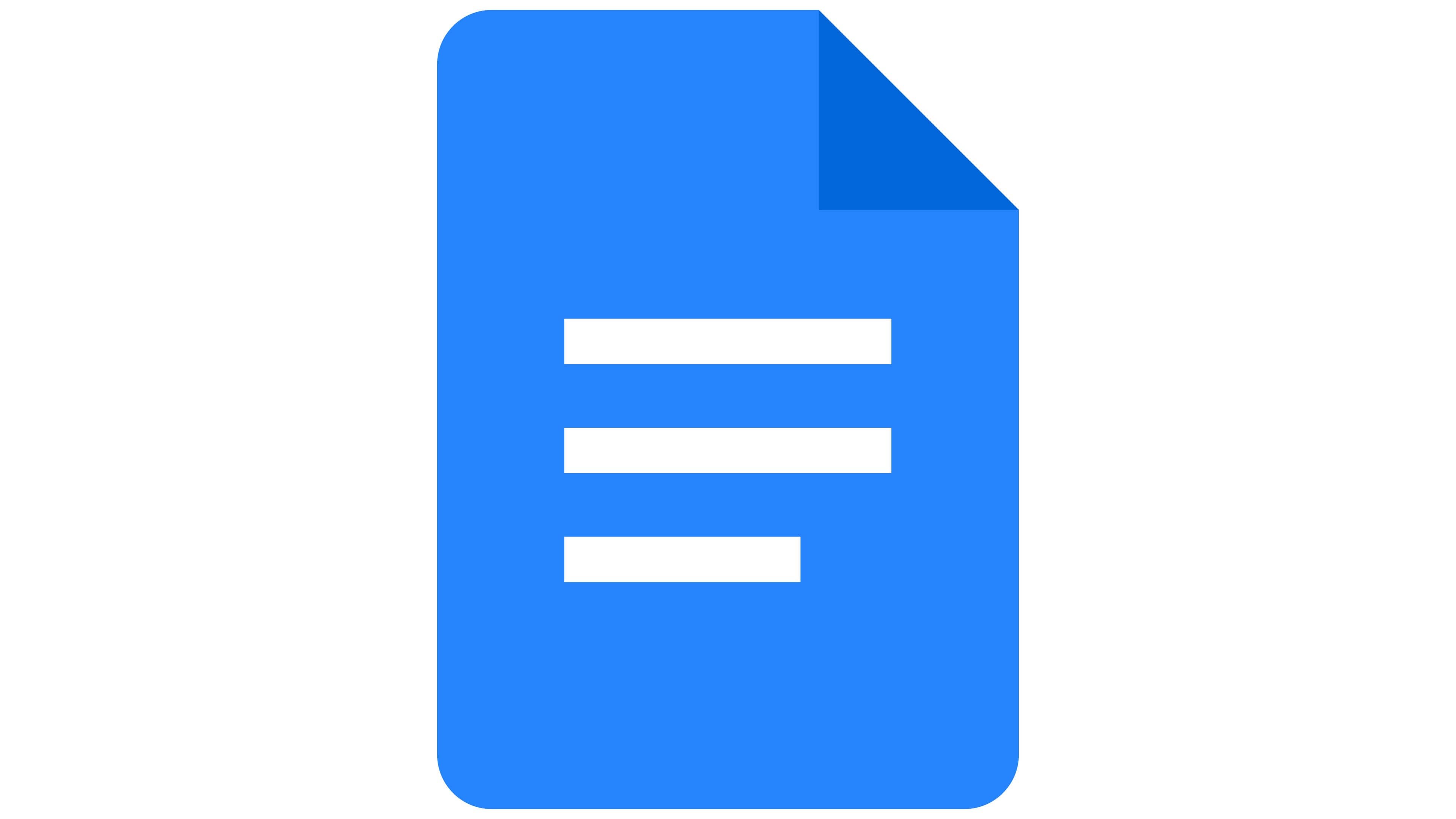 Google Docs Logo Symbol Meaning History PNG Brand Google Docs Logo Symbol Meaning History PNG Brand