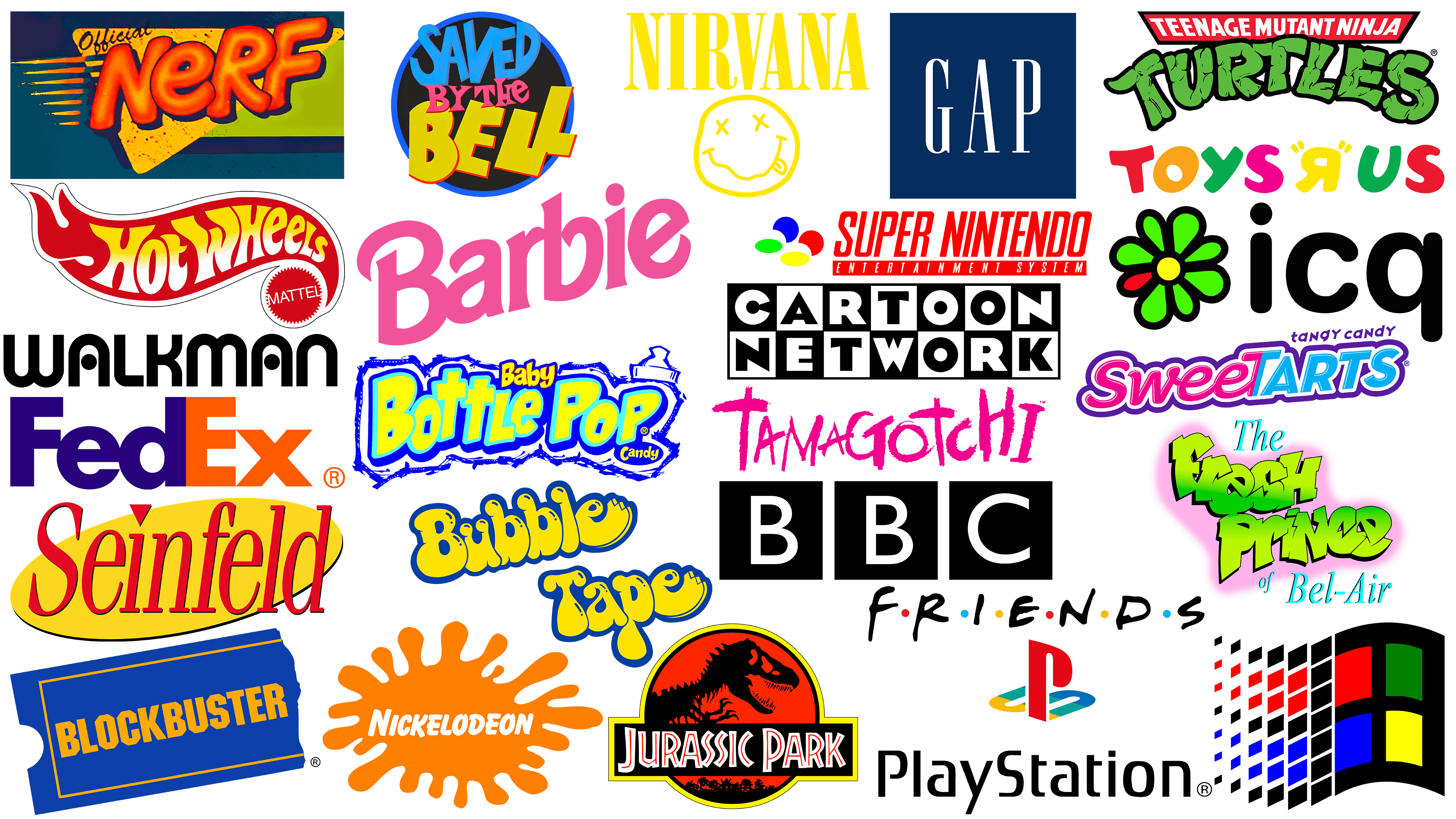 1990s Logos
