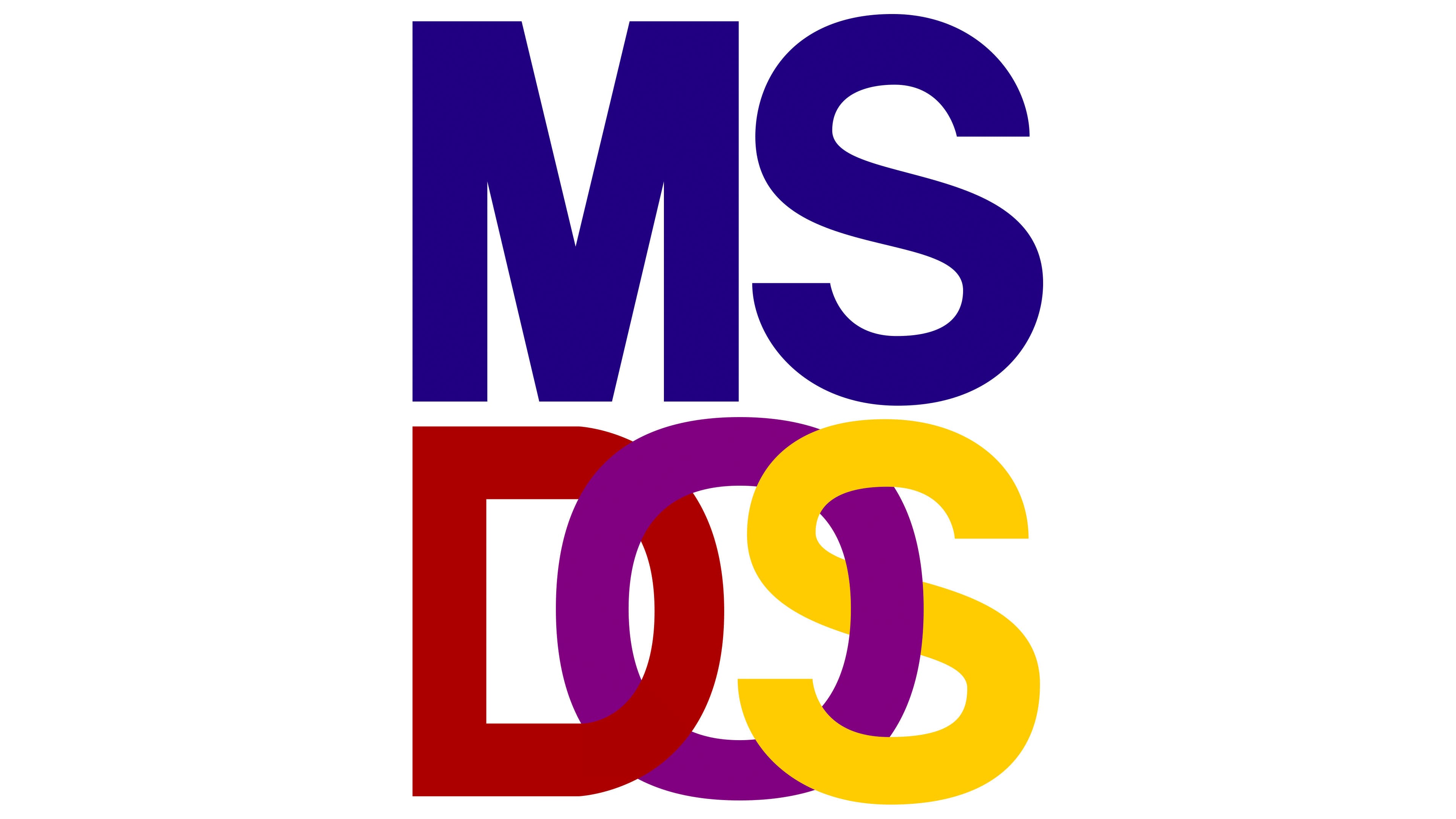 MS-DOS Logo, symbol, meaning, history, PNG, brand