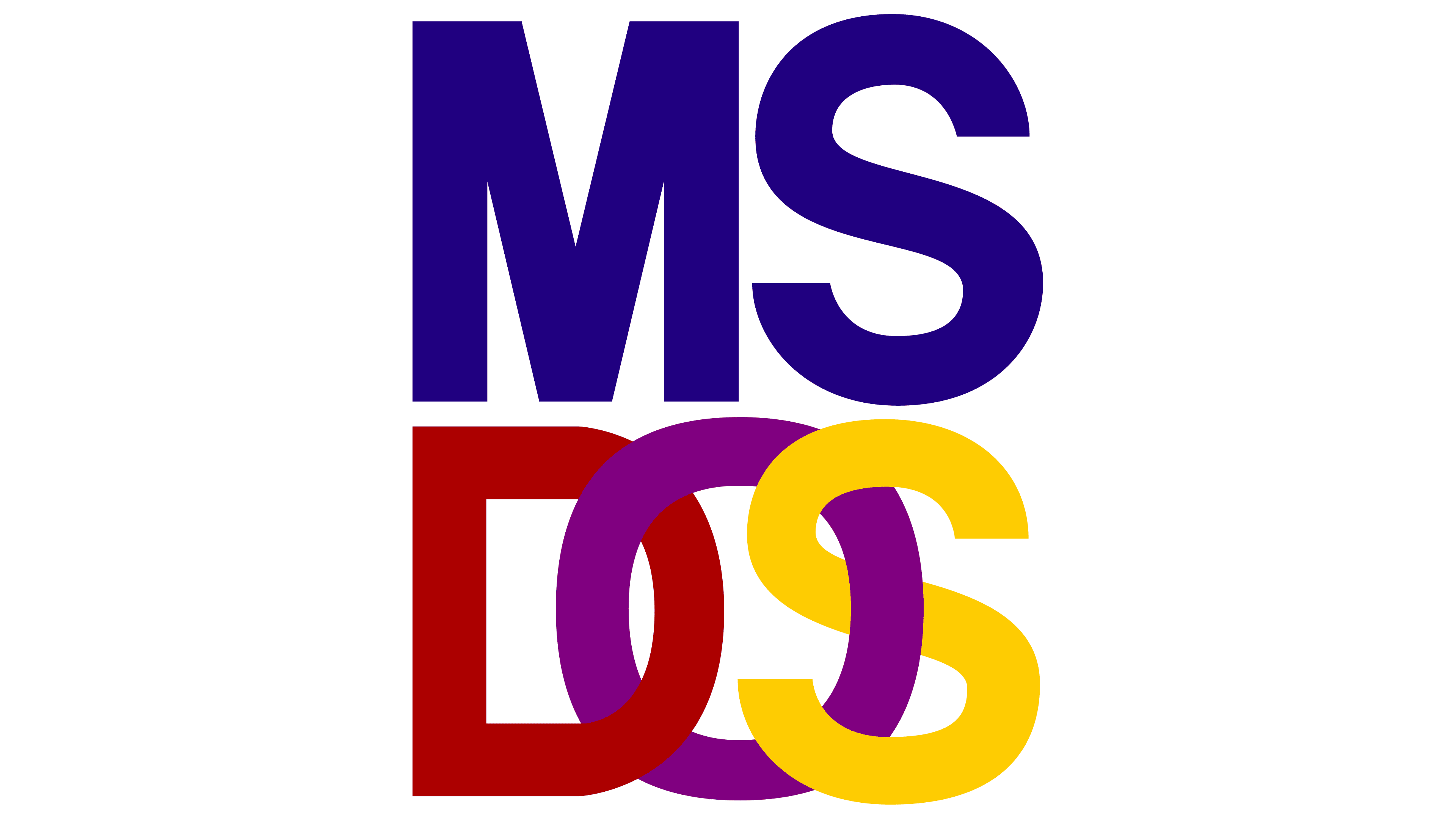 MS-DOS Logo, symbol, meaning, history, PNG, brand