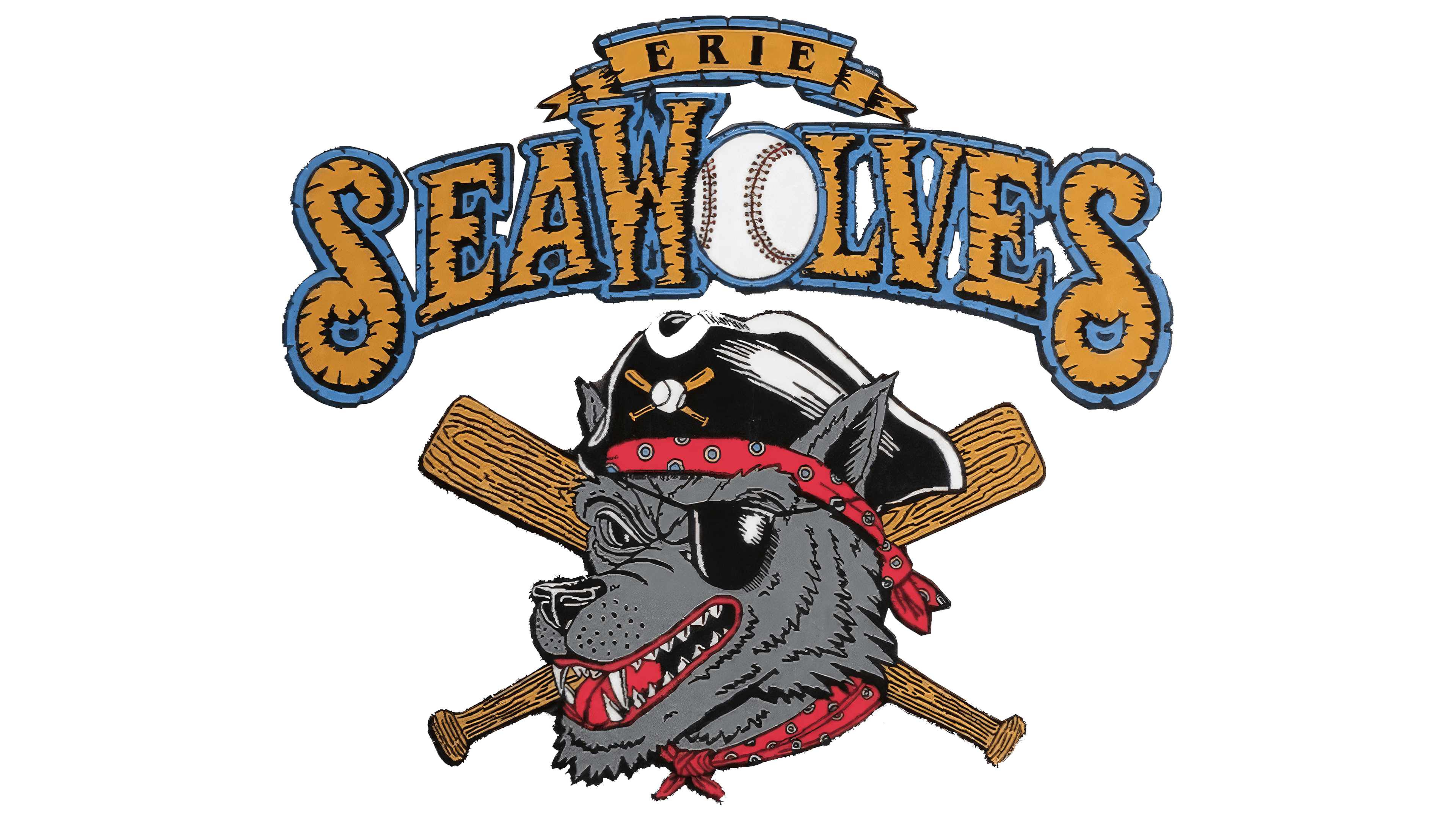 Erie SeaWolves Logo, symbol, meaning, history, PNG, brand