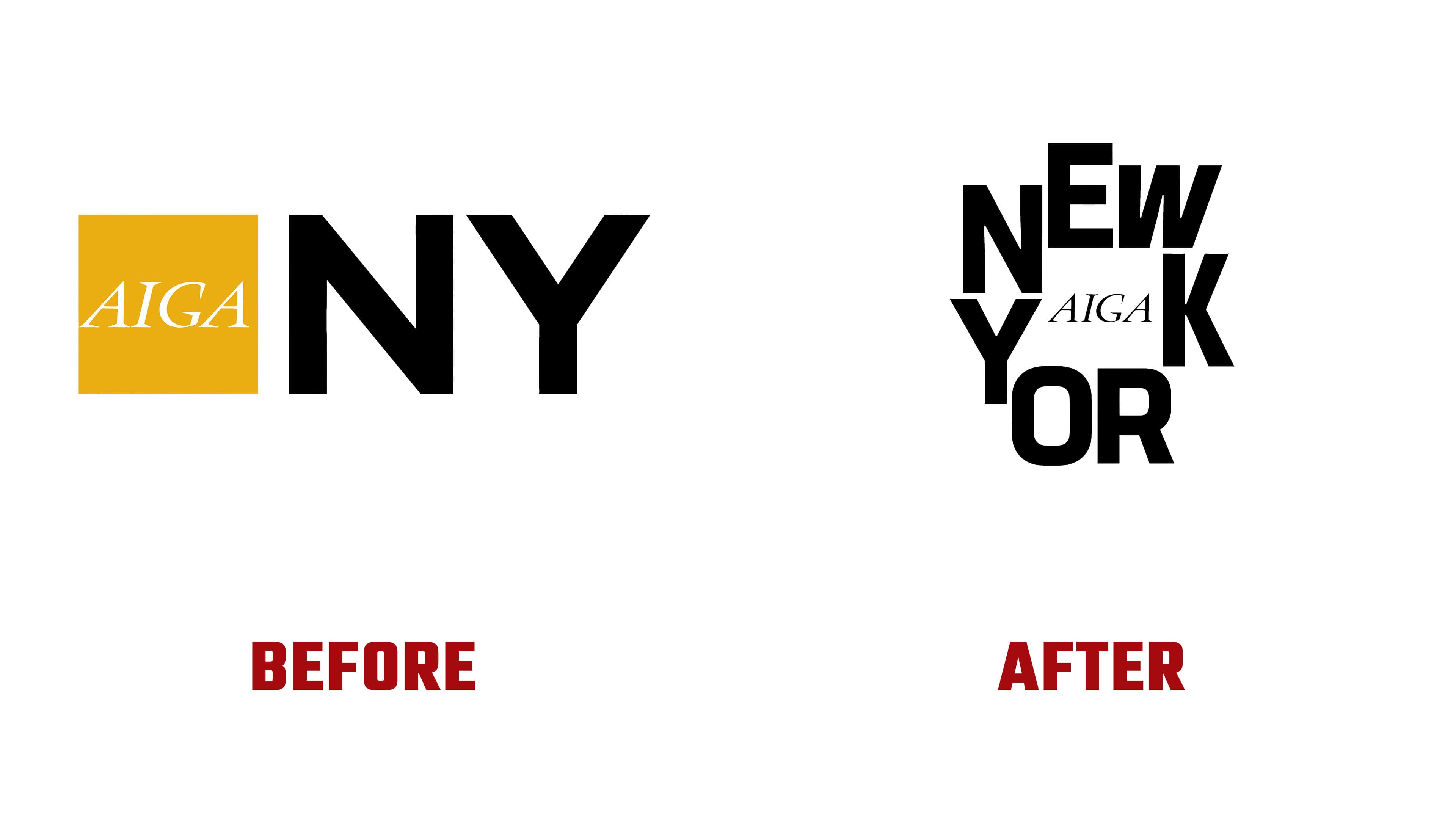 AIGA NY Unveils New Logo and Brand Identity